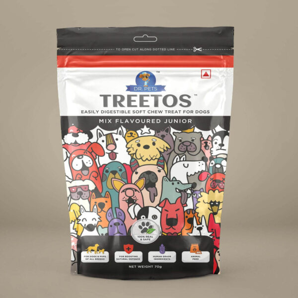 TREETOS Mix Flavoured Junior - Kathmandu Veterinary Clinic